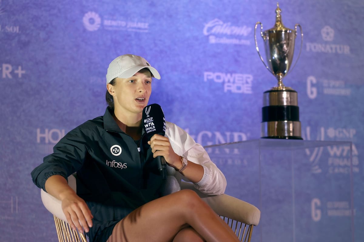 "Iga Swiatek knew she was going to win, that's why she dressed ...