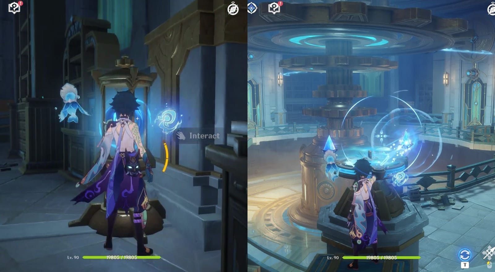 All three Root Cycle locations in Genshin Impact Savior's Wake quest