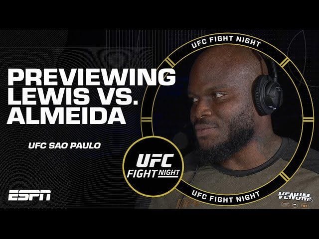 "You might have to put a censor on me" - Derrick Lewis hilariously ...