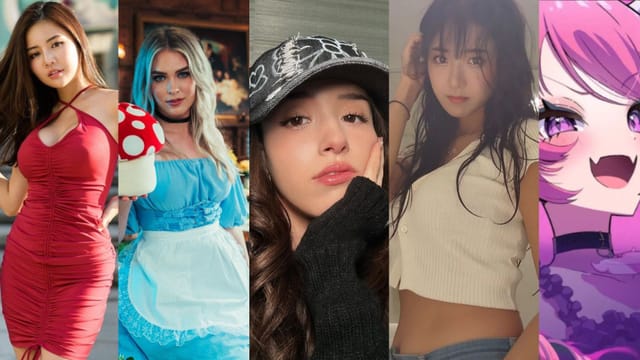 5 most popular female Twitch streamers in October 2023