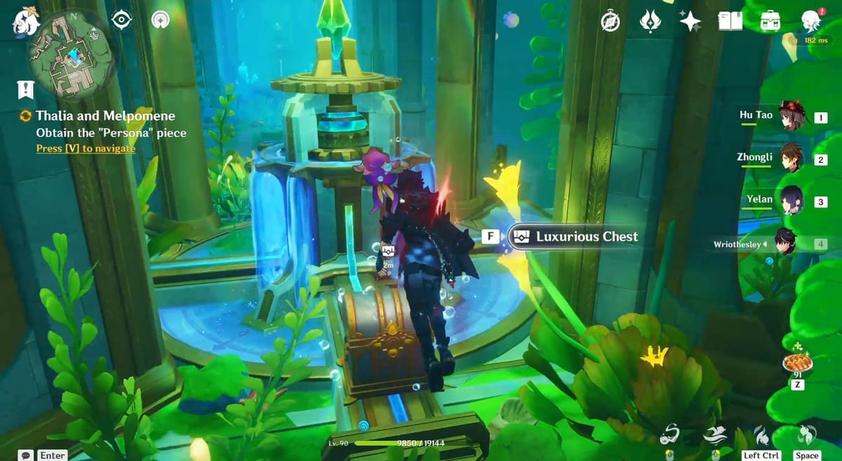 Genshin Impact Orthant's puzzle solution for Thalia and Melpomene quest