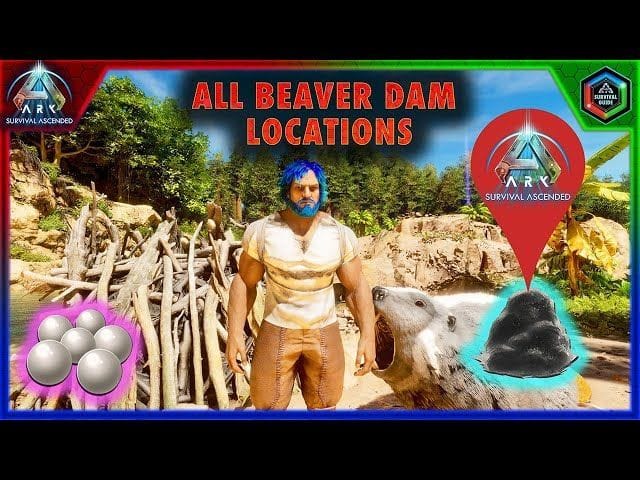 All ARK Survival Ascended Beaver Dam farm locations