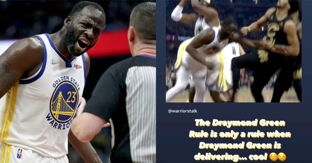 “Only a rule when Draymond Green is delivering”: Warriors star alleges NBA's bias after Jarrett ...