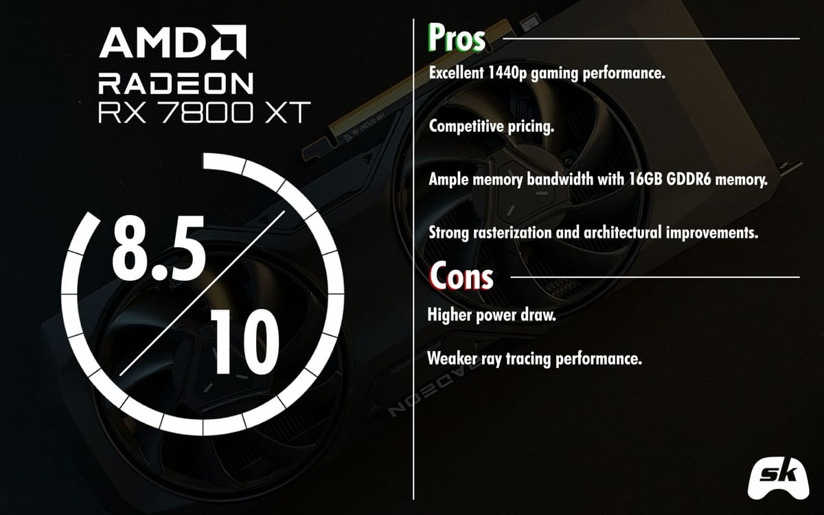 AMD Radeon RX 7800 XT review: A formidable force in the 1440p arena