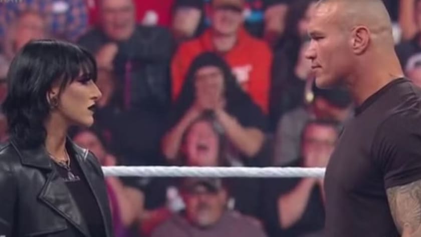 Did Rhea Ripley accidentally botch her lines while confronting Randy ...