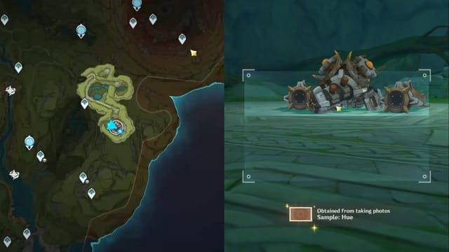 Locations of Opponents with Wing-Like Structure in Genshin Impact