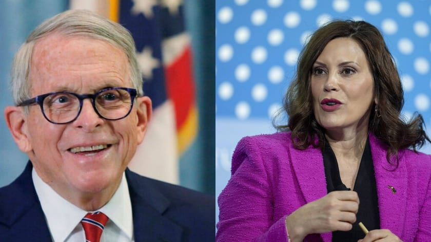 Mike DeWine-Gretchen Whitmer wager history: Ohio, Michigan governors ...