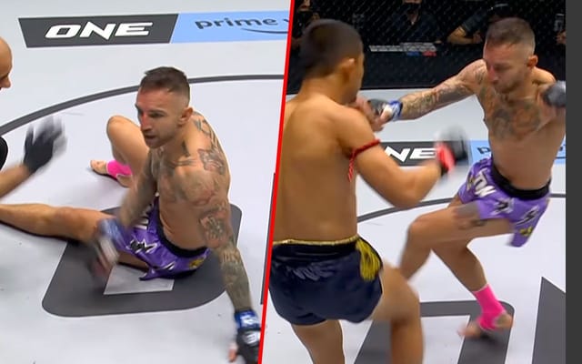 “Liam was shot down” - Fans horrified by Nong-O’s knee-shattering kick ...