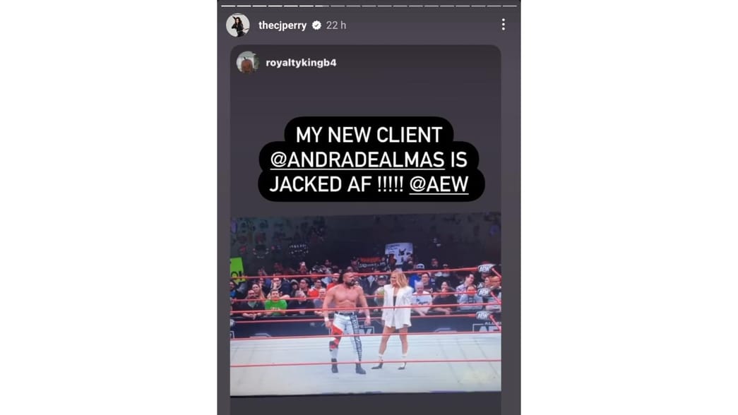 [Watch] Top male AEW star hugs CJ Perry (fka Lana) after accepting her ...
