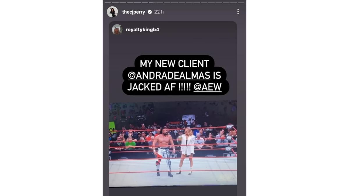[Watch] Top male AEW star hugs CJ Perry (fka Lana) after accepting her ...