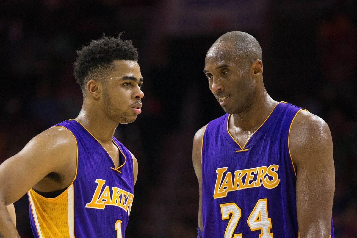 D'Angelo Russell flashes Kobe Bryant-inspired $199 shoes from Dwyane ...