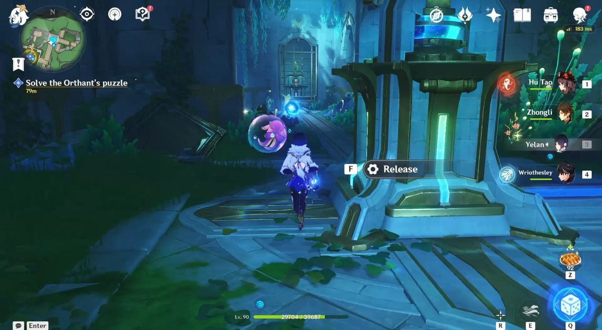 Find and break the four seals: Genshin Impact Search in the Algae Sea ...