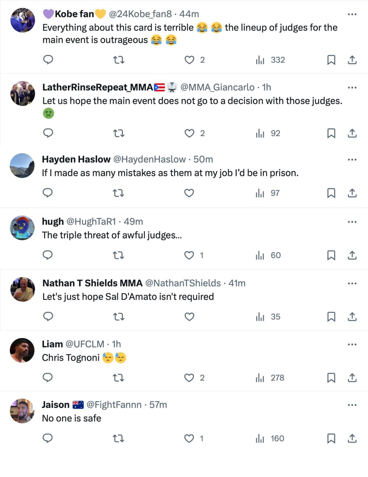 UFC Vegas 82 judges: “The lineup of judges for the main event is ...