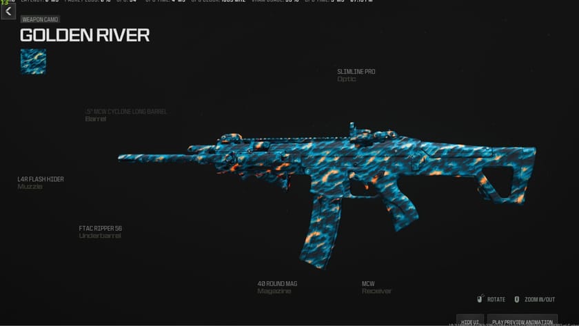 How to unlock Golden River camo in Modern Warfare 3