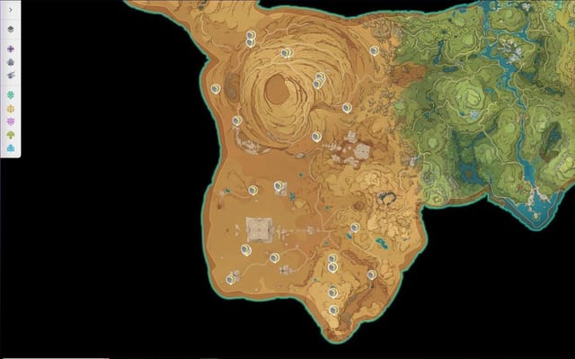 Genshin Impact Unagi locations