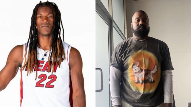 "Heat got extensions" - Kanye West mentions Jimmy Butler's fashion game ...