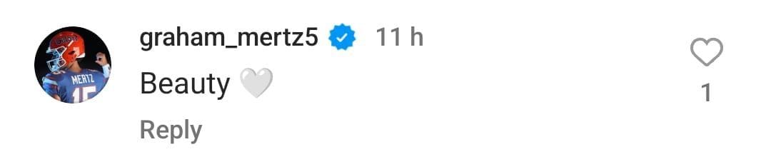 Graham Mertz' GF Alexis Loomans flaunts her black outfit from Fashion ...