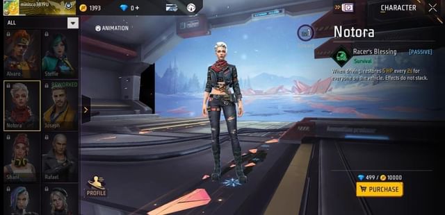 Character: Free Fire MAX में Notora कैरेक्टर: ताकत, कीमत और खरीदने की ...