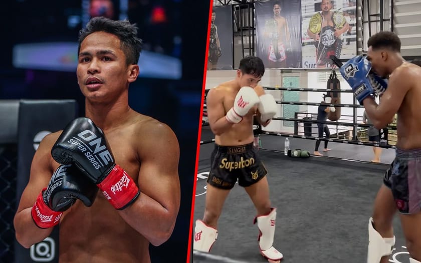 WATCH: Thai superstar Superbon sharpens tools with Rajadamnern champ ...