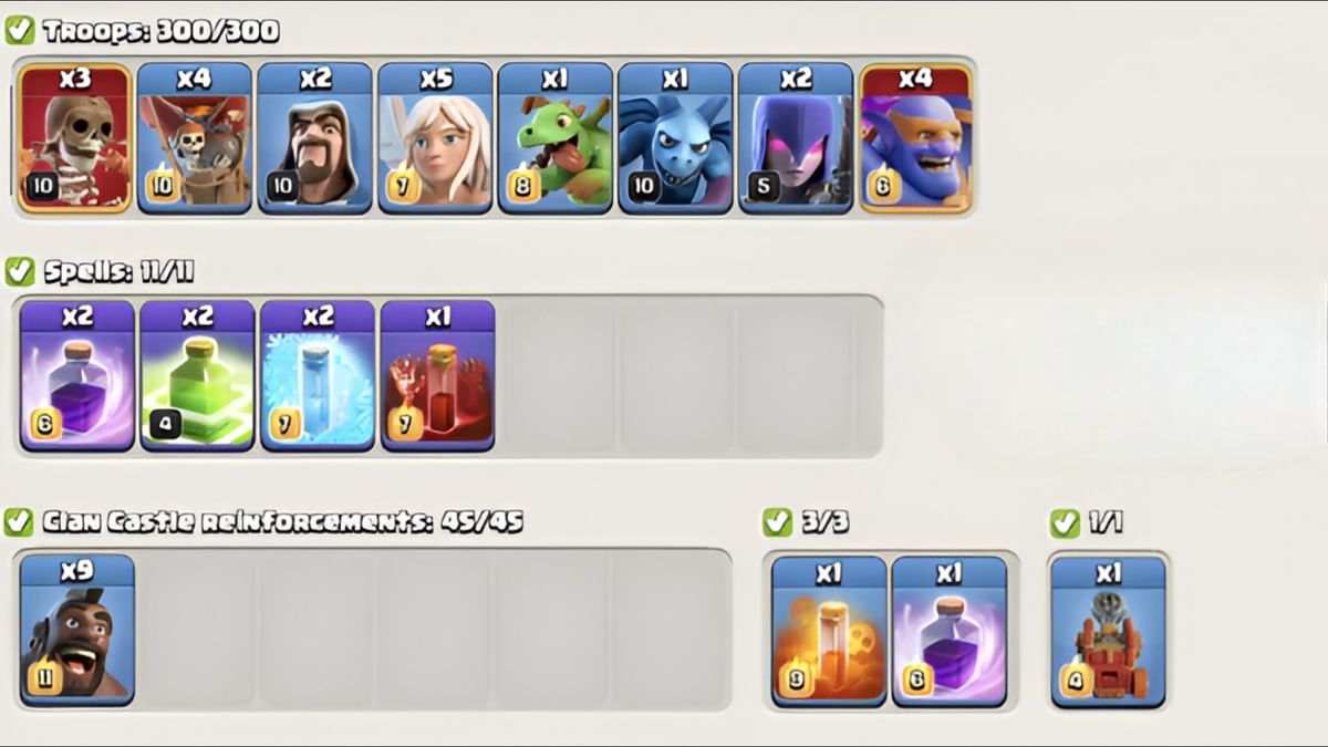 5 best attack combinations for TH14 in Clash of Clans