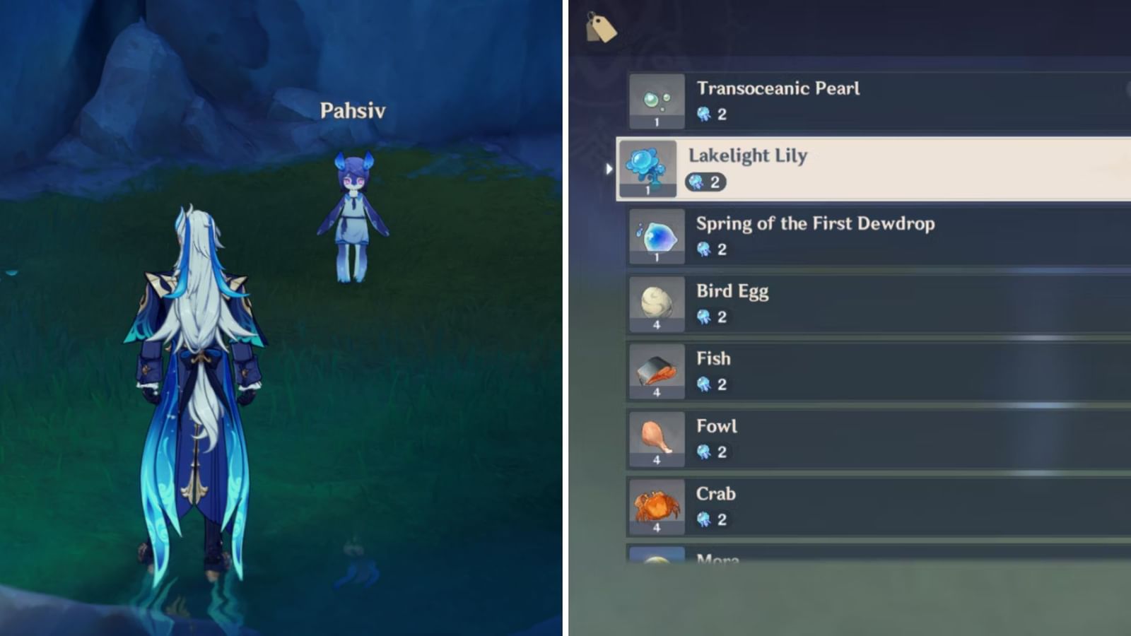 Genshin Impact Spring of the First Dewdrop locations and farming routes