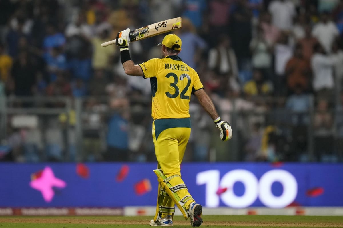 [Watch] Glenn Maxwell hits a six for his double-hundred as Australia ...