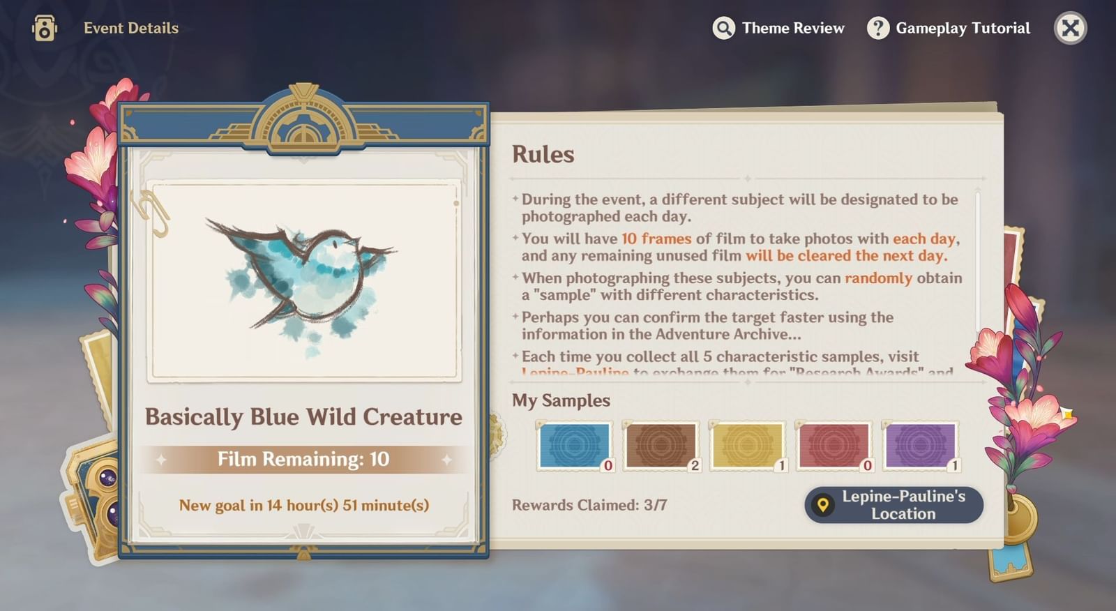 Locations of Basically Blue Wild Creatures in Genshin Impact