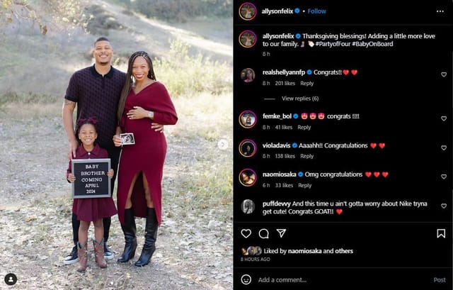 Shelly-Ann Fraser-Pryce, Gabby Thomas and others congratulate Allyson ...