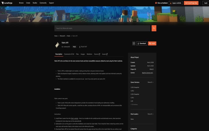 How to install Fabric mods in Minecraft