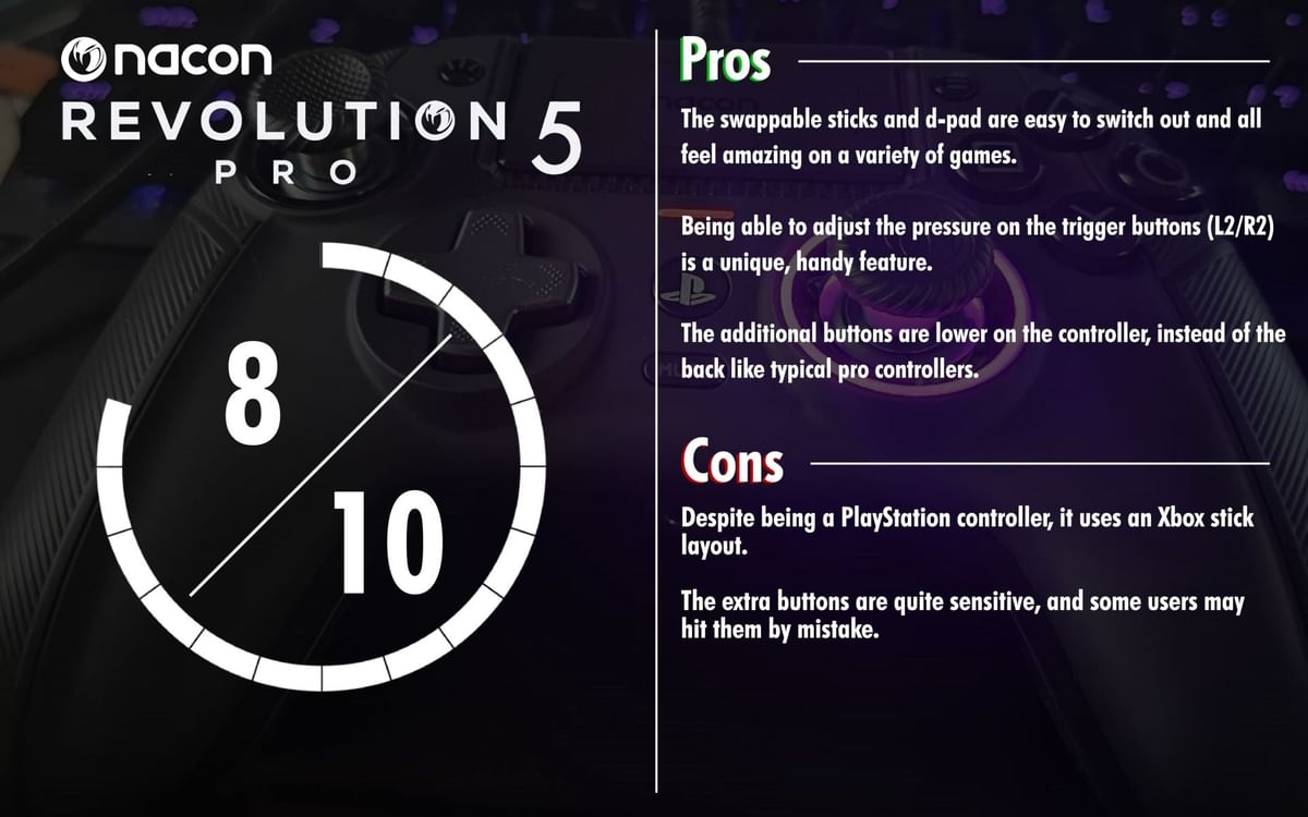 Nacon Revolution 5 Pro review: An expensive, but unique pro controller ...