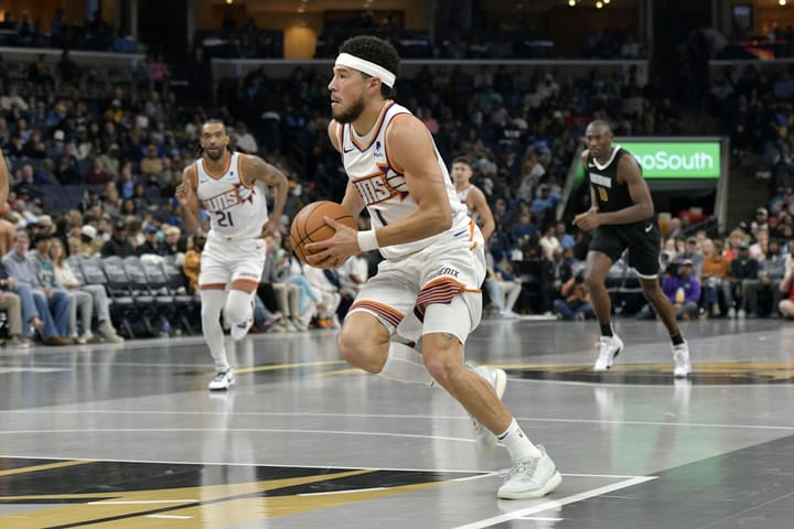 "Drake curse is back": Suns fans in shambles as Devin Booker injures ...