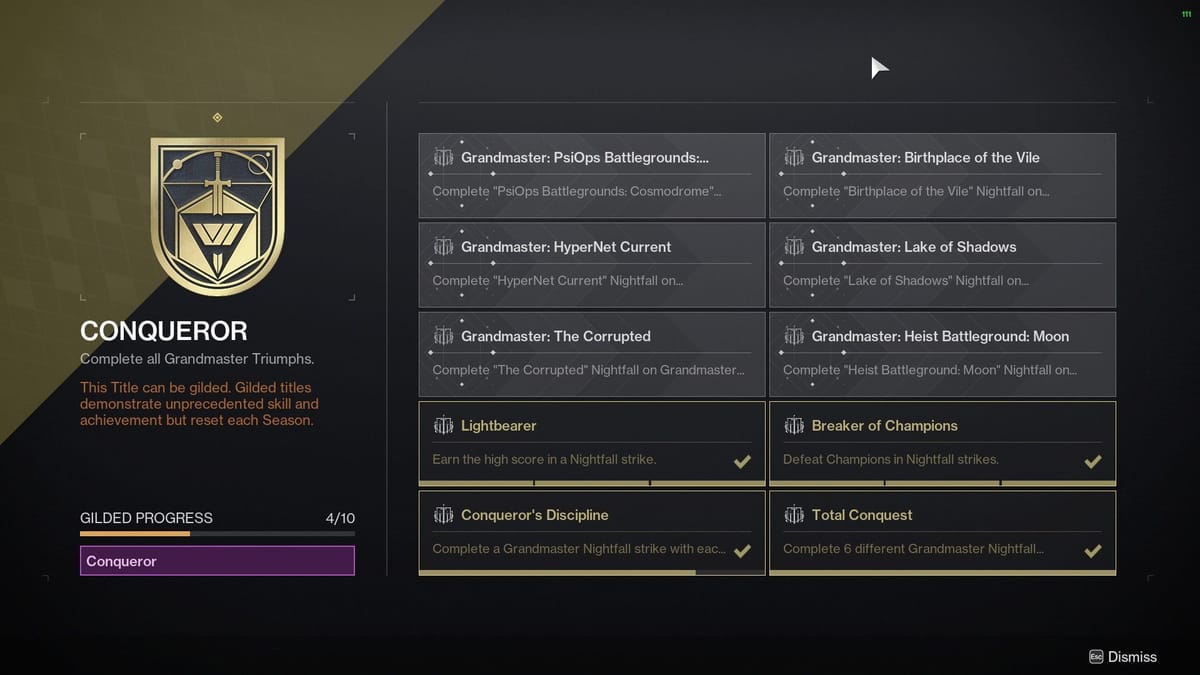 Destiny 2 Season of the Wish Grandmaster Nightfall: Release date ...