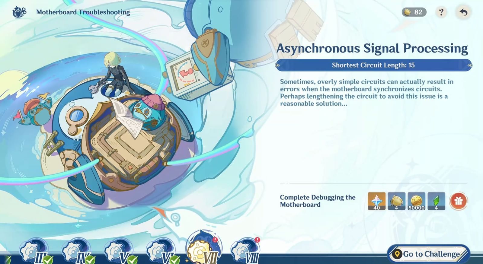 Genshin Impact Debug Motherboard Stage VII guide: Asynchronous Signal Processing