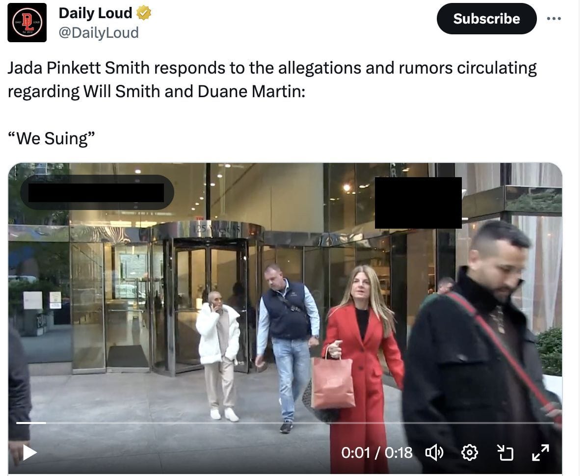 Now it's "WE" again": Internet reacts as Jada Pinkett Smith's responds to Will Smith-Duane ...