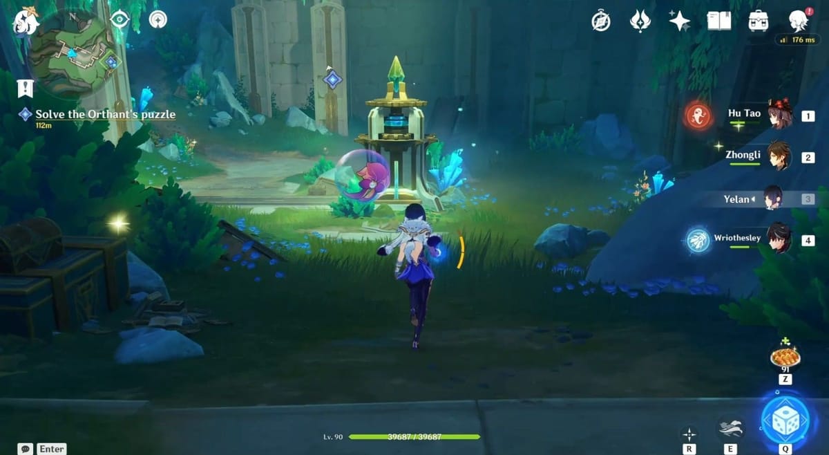 Genshin Impact Orthant's puzzle solution for Thalia and Melpomene quest