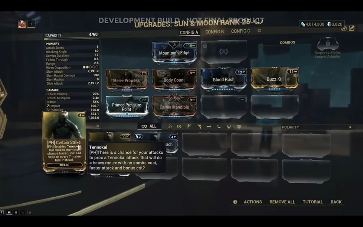 Warframe Tennokai and perfect heavy attacks, explained