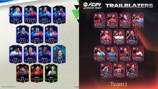 EA FC 24 84+ RTTK or Trailblazers Upgrade SBC: How to complete, costs, and more