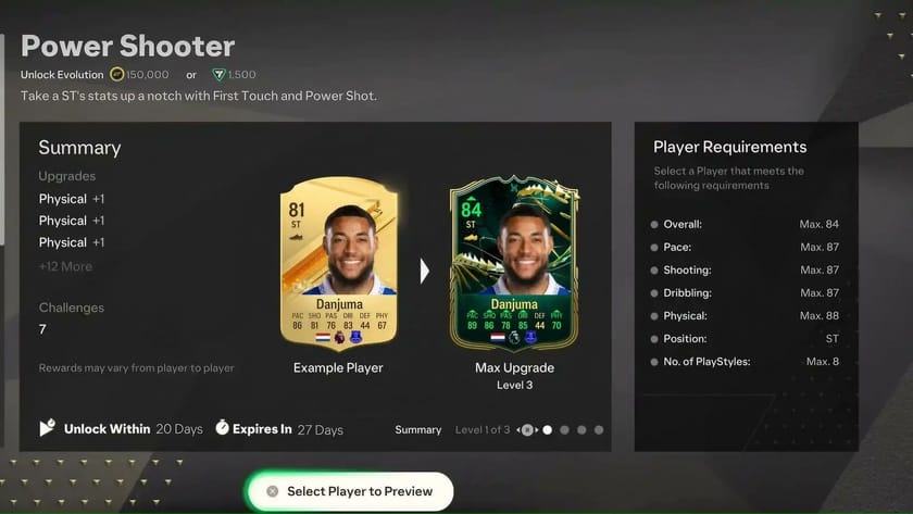 EA FC 24 Power Shooter Evolution guide: All upgrade conditions ...
