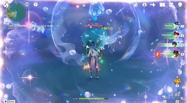 How to count Furina's Fanfare stacks in Genshin Impact