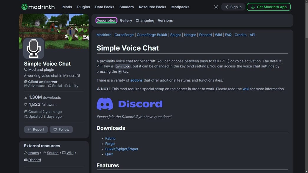 How to use voice chat on Minecraft servers