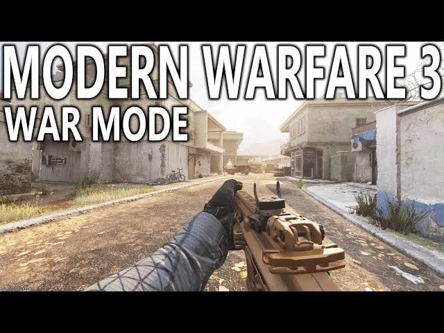 How to play 'War' mode in Modern Warfare 3 (MW3) multiplayer