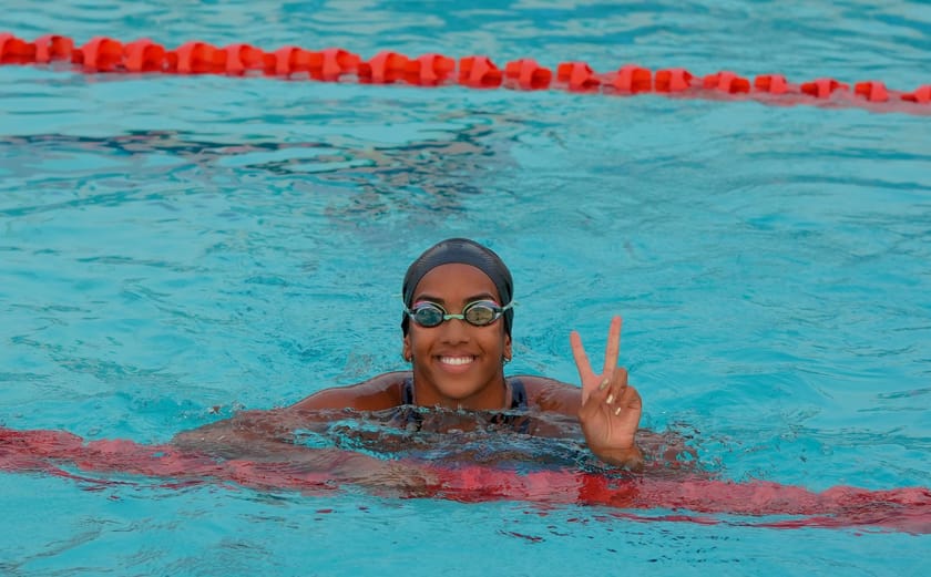 swimming: "It's a huge support system behind them that you don't see ...