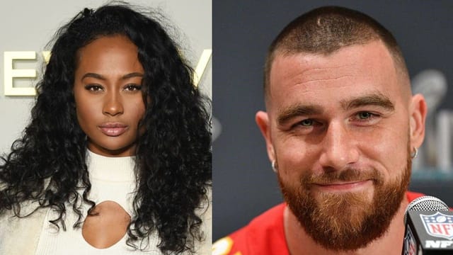 Travis Kelce's ex-girlfriend Kayla Nicole stuns courtside at Lakers ...