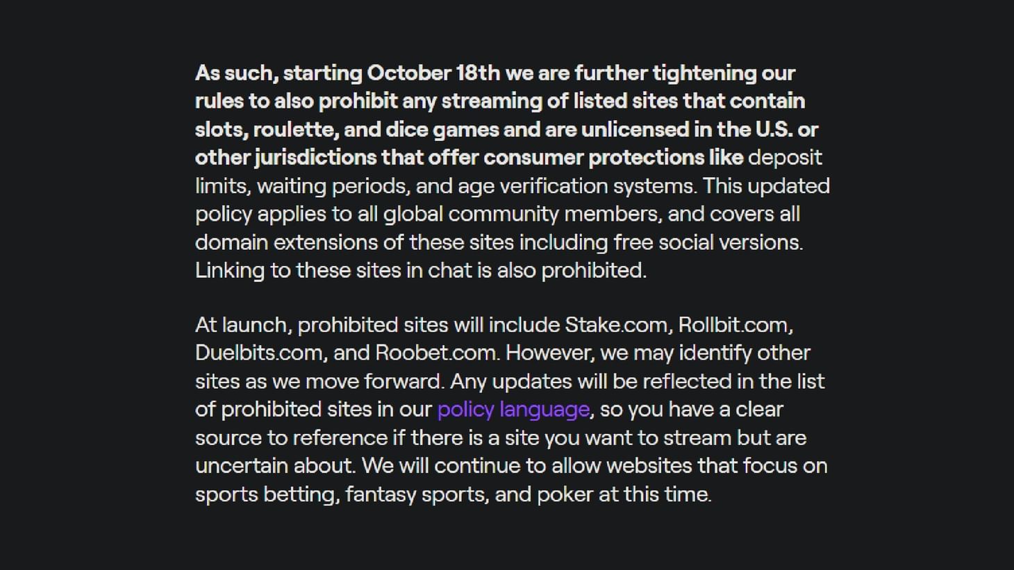 Can streamers gamble on Twitch? Guidelines regarding controversial ...