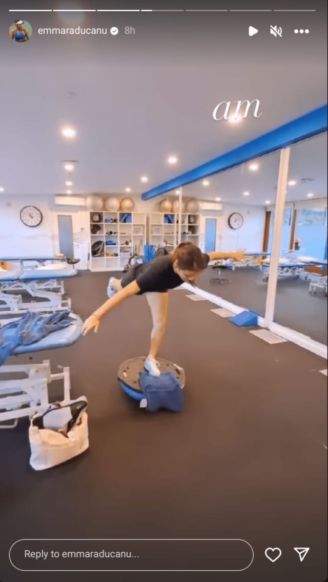 Emma Raducanu shares glimpses of training session as she prepares for ...