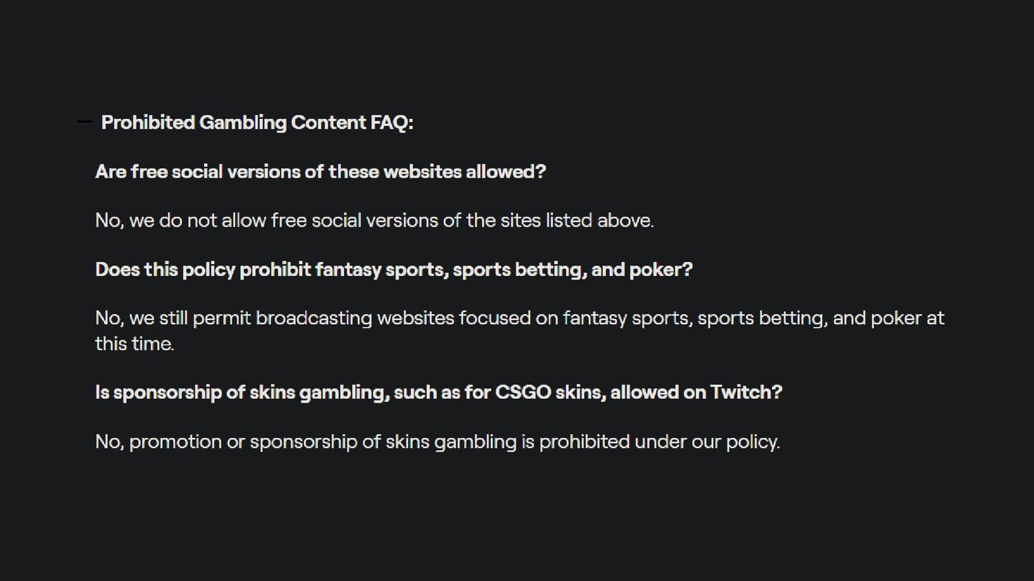 Can streamers gamble on Twitch? Guidelines regarding controversial ...