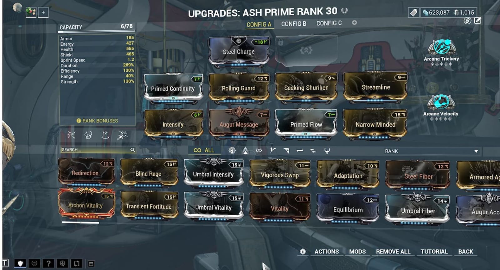 Warframe Disruption Ash build guide: mods, weapons, Helminth, and more