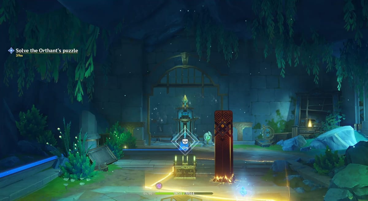Genshin Impact Orthant's puzzle solution for Thalia and Melpomene quest