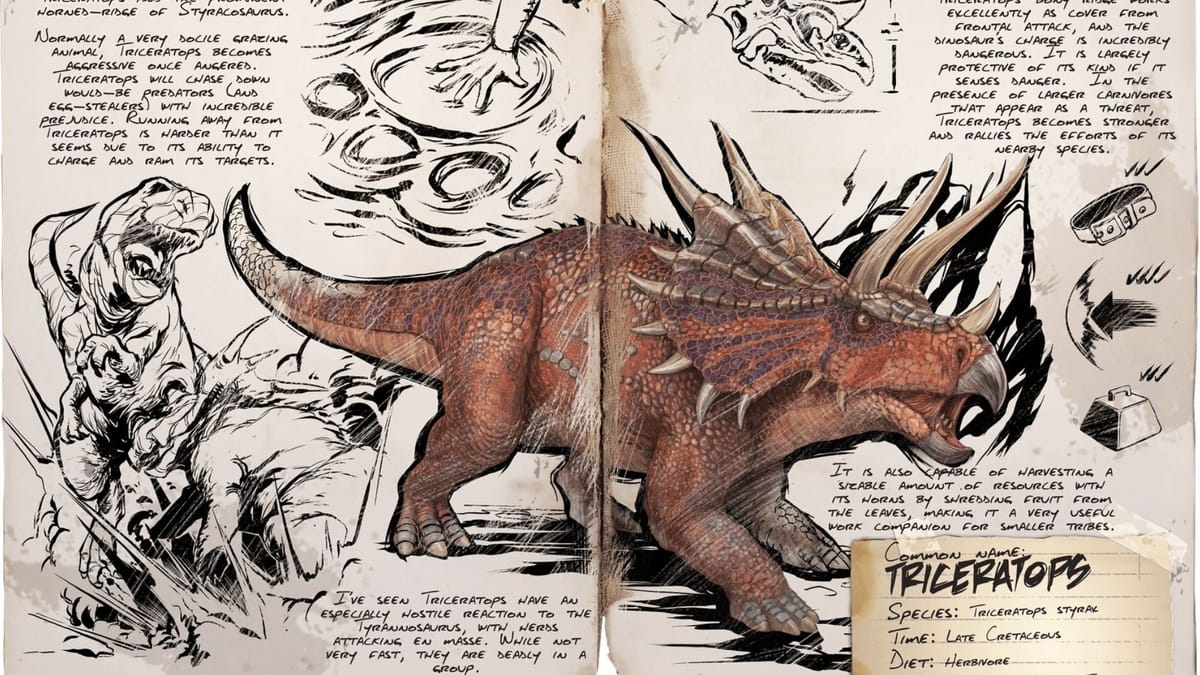 ARK Survival Ascended Triceratops taming guide