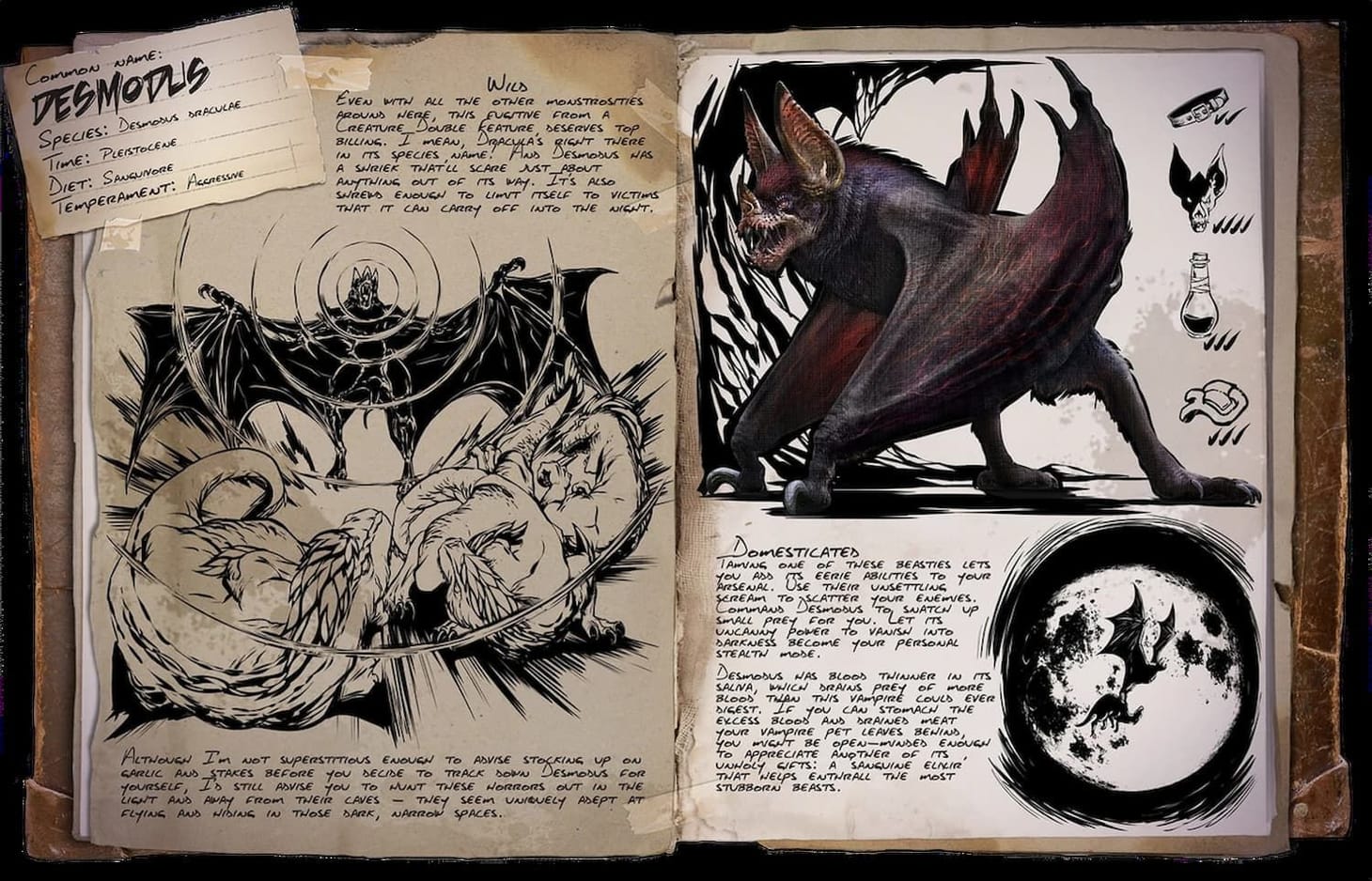 ARK Survival Ascended Desmodus taming guide